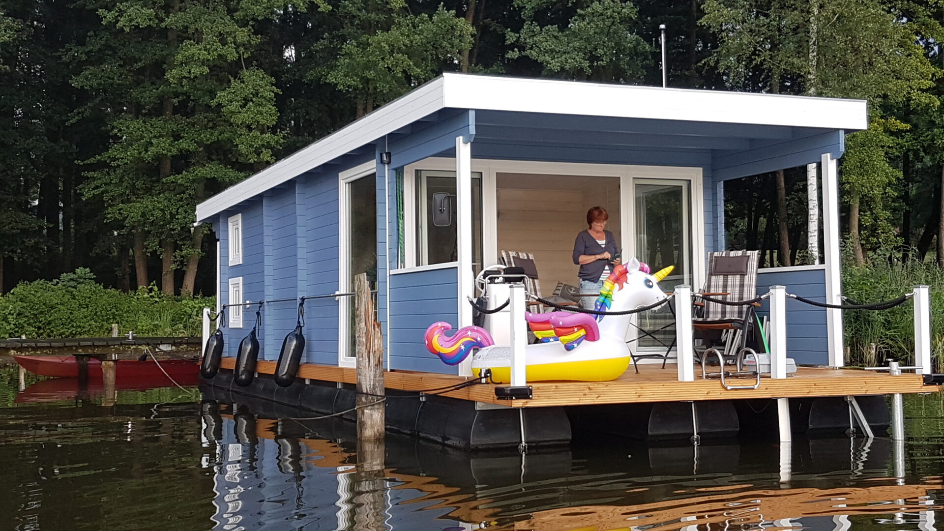 Ferienhaus Mit Boot Direkt Am See